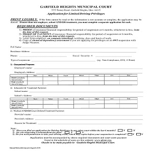 Forms | Garfield Heights Municipal Court